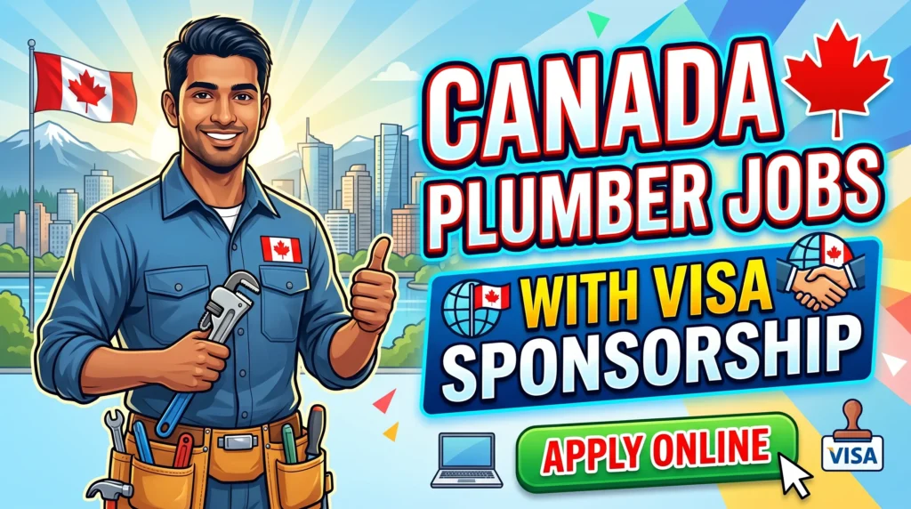 Canada Plumber Jobs with Visa Sponsorship 2026 (Apply Online)
